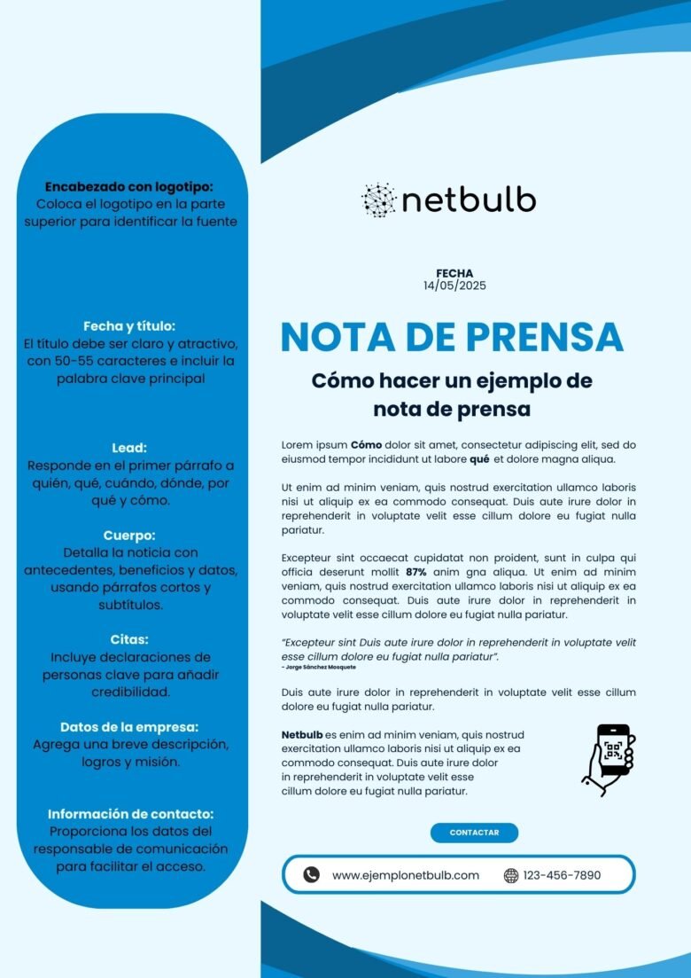 Cómo Escribir Una Nota De Prensa Exitosa Guía Completa